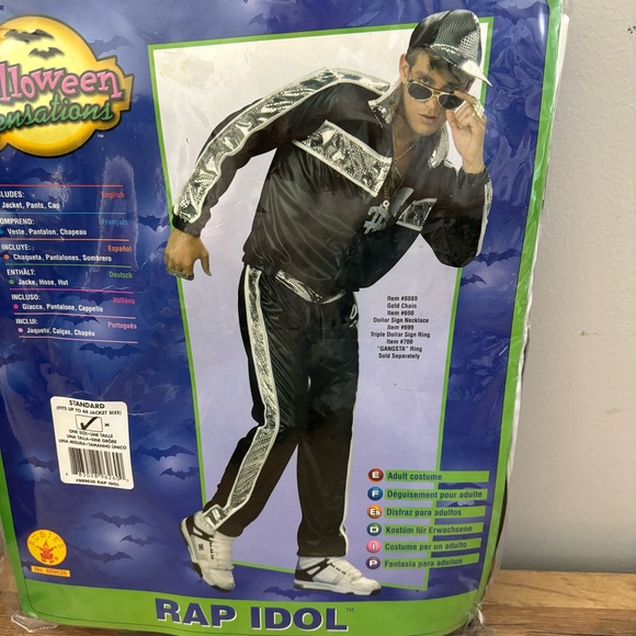 Rubie's | Other | Rubies Rap Idol Halloween Costume Adult New | Poshmark